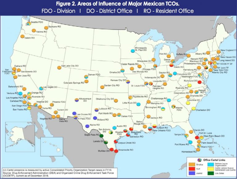 Maps: Mexican Drug Cartels Control Large Swath of America - Frauds ...